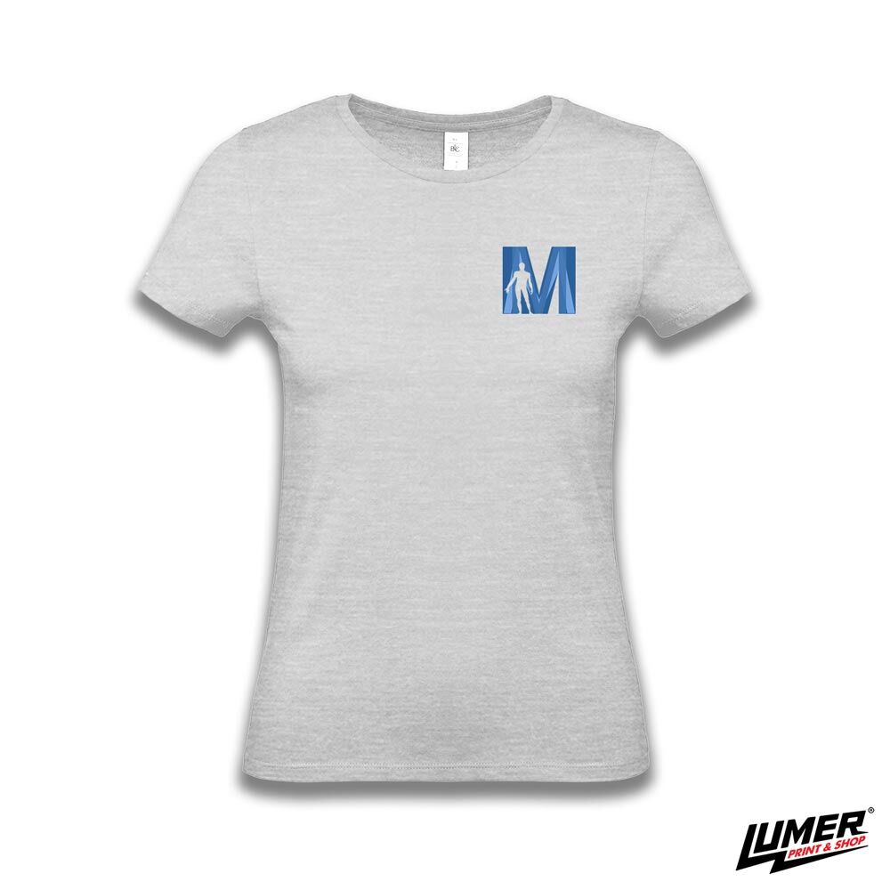 MEFST T-shirt ženski sport grey mali logo – Lumer Shop